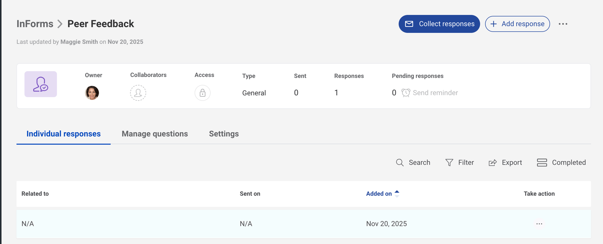 Viewing Peer Feedback Responses